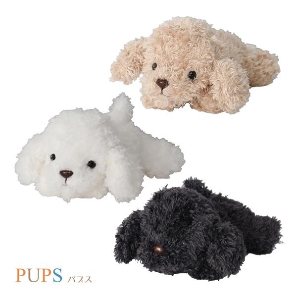 子犬のぬいぐるみシリーズのパプスがリニューアル詰め方を改良してくったり柔らかくかわいくお座りができるようになりました。※従来のものより中綿を少なめに調整しました。サイズ100×160×70mm素材：ポリエステルMADE IN CHINA ※...
