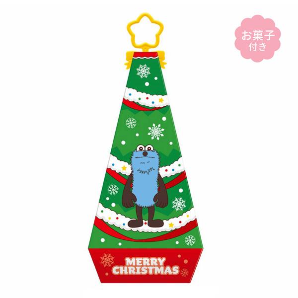【発売日：2026年10月30日】大人気「パペットスンスン」のクリスマスツリー型BOXにお菓子をセットした商品です。お菓子を食べ終わった後は、星形リングをBOX上部に取り付けるとクリスマスツリーのようになるよ。商品サイズ：160×310×1...