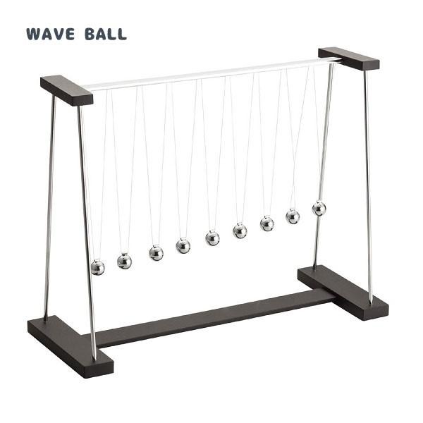 【ＢＡＬＡＮＣＥ ＢＡＬＬ＆ＷＡＶＥ ＢＡＬＬ】バランスボール＆ウェーブボールシリーズ 絶妙なバランスでユラユラ・カチカチと動き続ける卓上のモニュメントです。♪ お部屋のインテリアとして、「ぼぉ〜と」眺めていれば嫌な事も忘れちゃう。究極の癒...