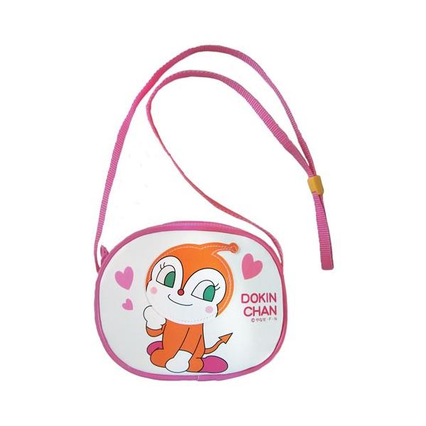 少しふっくらした形のポシェットです♪お子様のハンカチやティッシュ等小物を入れるのにぴったり♪仲間もいるから好きなキャラクターを選んでね♪ ショルダー部は調節可能です♪サイズ：約12ｘ15ｘ3.5cm材質：合成皮革