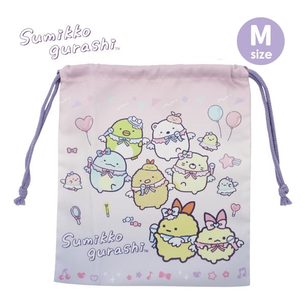 「入園入学アイテムの必需品！」人気キャラクターの絵柄がかわいい「巾着 Mサイズ」の登場です。ちょっと大きめの巾着で、体操服や部活動の用意、シューズ入れ等にちょうどよいサイズで大活躍です。肌触りの良い素材を使用。巾着タイプなので紐を結べば中身...