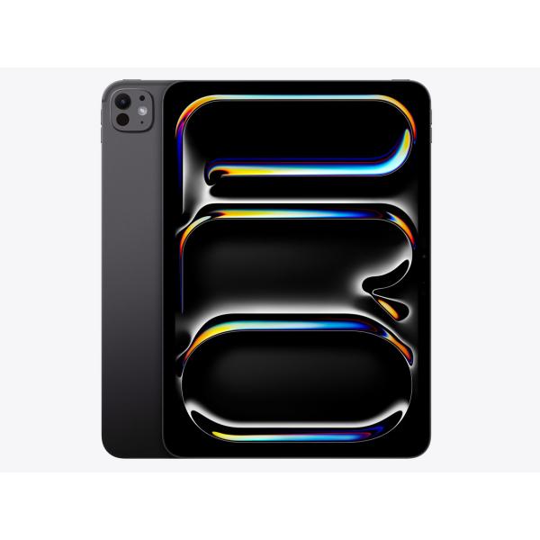 「M4」チップ搭載、11型Ultra Retina XDRディスプレイ採用の「iPad Pro」（容量512GB・Wi-Fiモデル）。CPUパフォーマンスは前世代の「M2」に比べて最大1.5倍高速化し、プロ向けのレンダリングアプリのパフォー...