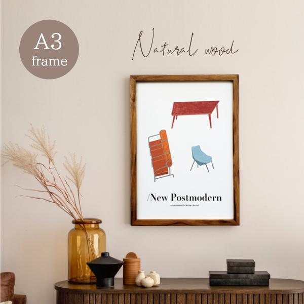 【サイズ】■Ａ3サイズ約297×420mm（外寸：320×445）【素材】チーク材、アクリル板【納期】・12時までのご注文と決済完了で、土日祝日を除く1営業日後の発送・当店取り扱いの他商品と同時購入をされた場合、最も納期の長い商品の発送日に...