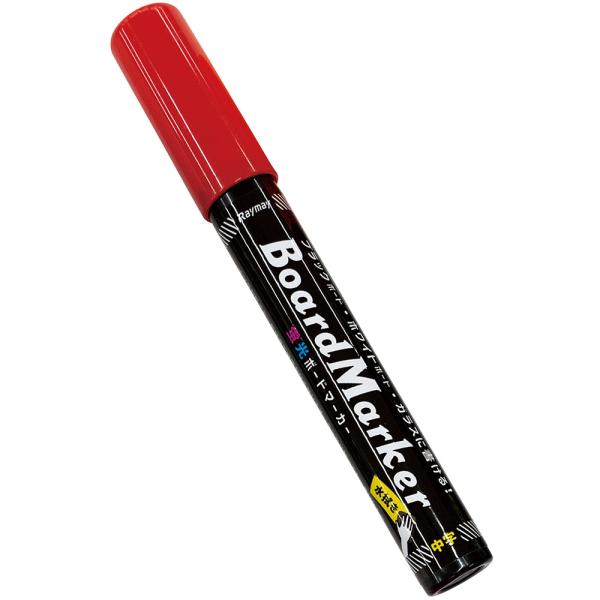 商品名：直液式ボードマーカー ボード用 黒板用 ガラス用 中字 レッド No.1881サイズ：直径15×H140mm インク量：5.0cc ペン先：丸芯 2.0mm幅ホワイトボード、ブラックボード、ガラス、アクリルに筆記可能