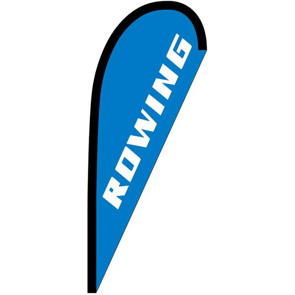 商品名：ROWING ボート Pバナー (小サイズ) No.29810サイズ：約 W670×H1650mm素材：ポリエステル生地 (ポンジ)仕立て：左棒袋 (黒バイアス)、下レザーハトメ (1箇所)