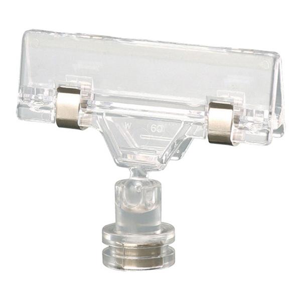 ●商品名：POP器具 マグネット&amp;クリップC （クリア） ［No.858］●本体サイズ：W60×H50mm●クリップ開口幅：10mmまで　厚さ6mmまでのポップ推奨です。●素材：樹脂製、マグネット●重量：約13gマグネットがくっつく...