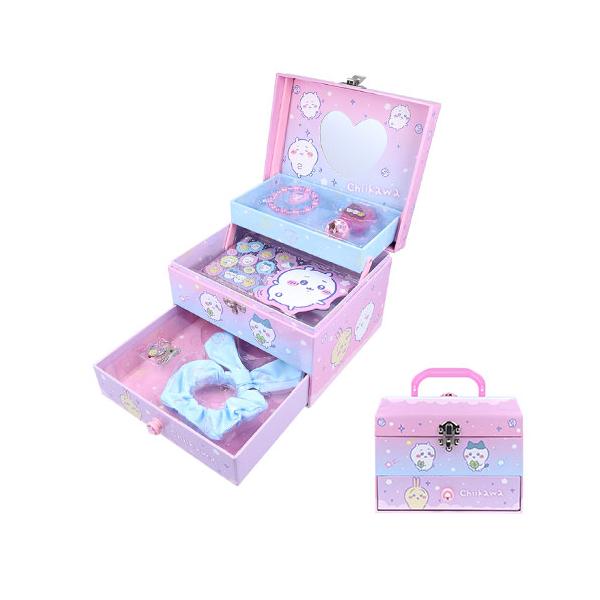 ☆すみっコぐらし　ひみつのちいかわボックス☆豪華ボックスとシュシュやブレスレット、スタンプなどのかわいいちいかわアイテムがつまったプレゼントにもぴったりなアイテム♪女の子の”好き”が詰まっています！お誕生日やクリスマスの贈り物にもおすすめで...