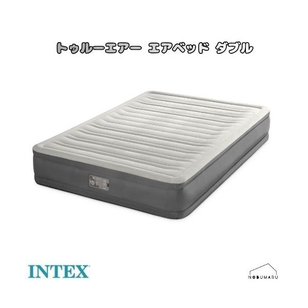 INTEXエアーベット。電動ポンプ内蔵で、空気の注入も排出もスイッチをダイヤルで回すだけ。わずか2〜3分ほどでベッドが完成します。お好みの硬さに調整できるのも嬉しいポイントです。ベッド内部に高強度ポリエステル繊維 Dura-Beam が数千...