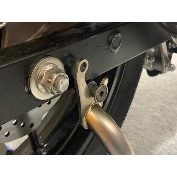 商品概要：スーパーナウエンジニアリング GSX-R125/150 17- リアスタンドボス 黒