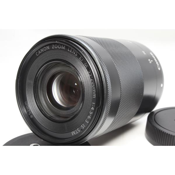 Canon キヤノン EF-M 55-200mm IS STM レンズ グラファイトご覧頂きありがとうございます♪♪★Canonミラーレス一眼用純正望遠ズームレンズ♪★Canon最新鋭のSTMモーター搭載♪★手ブレ補正機能付き♪★全国送料無...