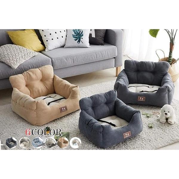 シートベルトも付きますので、ワンちゃんの安全をちゃんと守られ、しっかりと固定できます。【製品仕様】素材：ポリエステル＋オックスフォード 【購入前にお読みください】※素材の特性上、軽いほつれ等がある可能性がございます。※サイズには多少の誤差が...