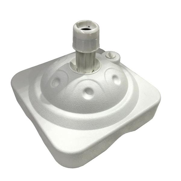 ●商品名：のぼり注水式ポールスタンド●サイズ：約W350×D350mm●適合ポールサイズ：Φ19〜Φ23mm ●カラー：ホワイト●仕様：注水式●配送について：・送料無料商品について宅配便での出荷の場合は商品サイズによって北海道・沖縄は追加料...