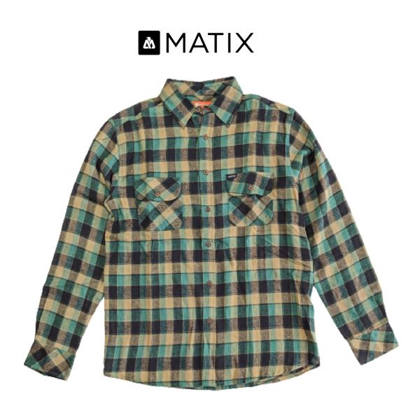 MATIX 　長袖シャツ　羽織でも、１枚でも、ベストにもインナーにも何にでも合わせられる万能アイテム。渋めカラーと程よい生地感。●サイズ　S/M　S / 肩幅47cm　身幅108cm　着丈69cm　袖丈64cmM / 肩幅49cm　身幅11...