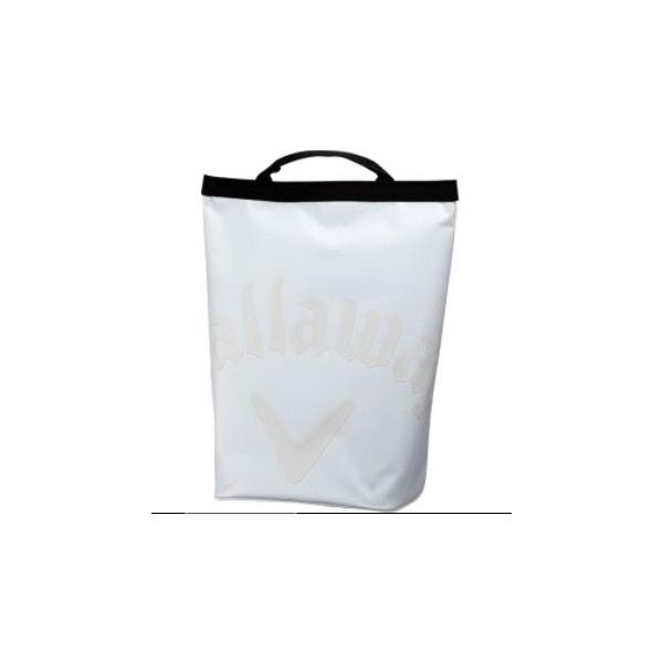 ★こちら訳あり商品になります。多少の黄ばみがございます。画像にてご確認の上、ご購入くださいませ。撥水加工の生地とロゴデザインが特徴のスタイリッシュなシューズケース。●素材合皮革製●サイズW220×H360×D135mm●カラー　ホワイト注意...