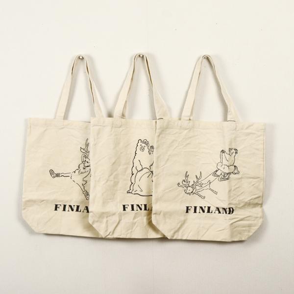 ■ブランド.efiLevol /エフィレボル■商品名FINLAND Illust Canvas Bag　フィンランドイラストキャンバスバッグ■商品詳細2014SSから、.efiLevol（エフィレボル）の大人気アニマルシリーズが"LAMIN...