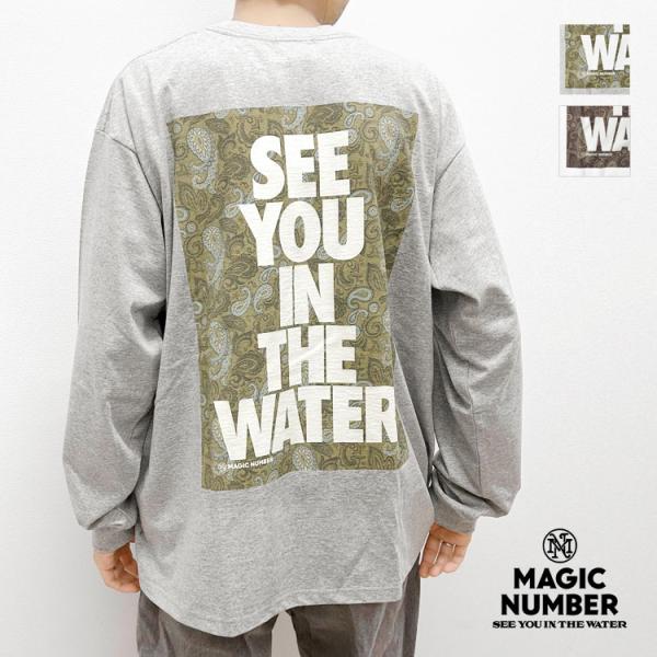 MAGIC NUMBER「DARK PAISLEY SEE YOU IN THE WATER L/S T-SHIRT」品番 24AW-MN012オリジナルデザインのペイズリー柄と、ブランドコンセプトである「また海で会おう」というポジティブな...