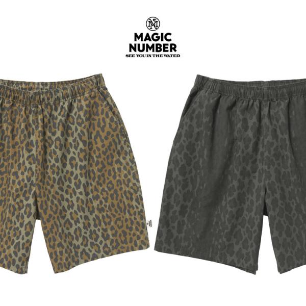 COTTON RIP LEOPARD BEACH PANTS品番 26SS-MN007全体的にゆとりをもたせたイージーショーツ。 大人が着用しても上品なレオパード柄をテーマに、新たにデザインを起こしたオリジナルパターンです。ハリがあり軽くて...