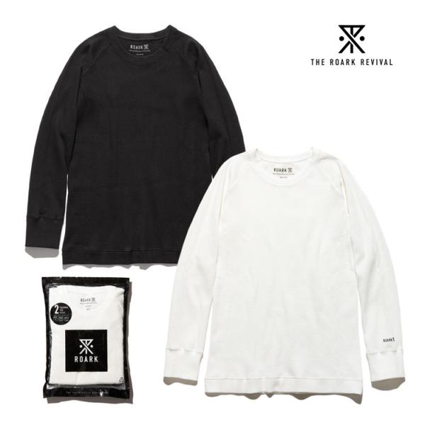 REUSABLE 2PACK THERMAL TEE品番 RTJPK1050-WHB秋冬のデイリーウェアとして重宝するサーマルTシャツの2色SET。ラグランスリーブで動きやすく、袖丈は9.5部丈に設定することでベースレイヤーとしても活躍しま...