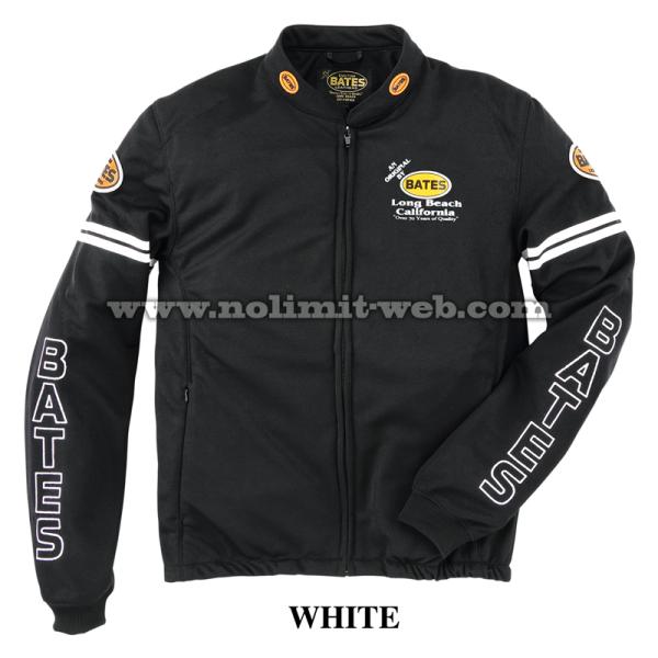 【発売日：2023年03月13日】BATES　ベイツ　ライトメッシュジャケット　COOL-TEX品番：BJCT-020カラー：ホワイトサイズ:Lサイズ　乾吸湿素材"COOL-TEX"を採用したメッシュジャケットストレッチ性の有る裏地の無い仕...