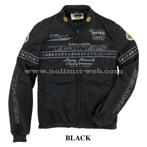 【発売日：2023年03月13日】BATES　ベイツ　ライトメッシュジャケット　COOL-TEX品番：BJCT-021カラー：ブラックサイズ：XLサイズ乾吸湿素材"COOL-TEX"を採用したメッシュジャケットストレッチ性の有る裏地の無い仕...