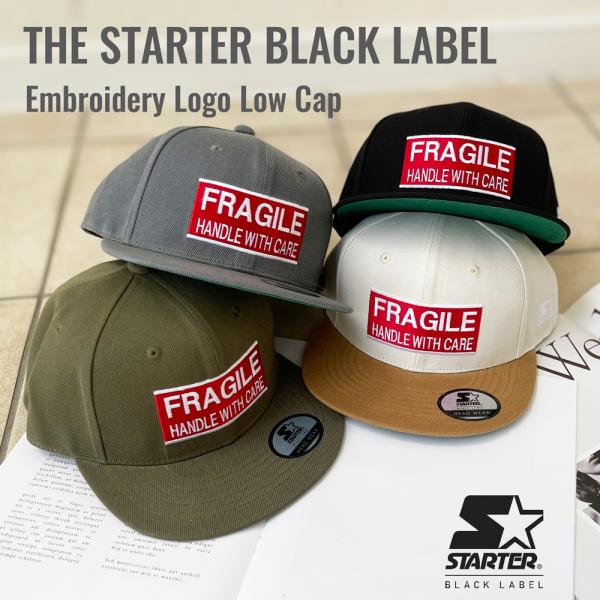 スターターらしいワンポイントローキャップ登場！バリエーション豊富でお好みのフラットバイザーを探してください。男女ともにファッションのワンポイントとしてお使いください。■ STARTER BLACK LABEL / スターター ブラックレーベ...