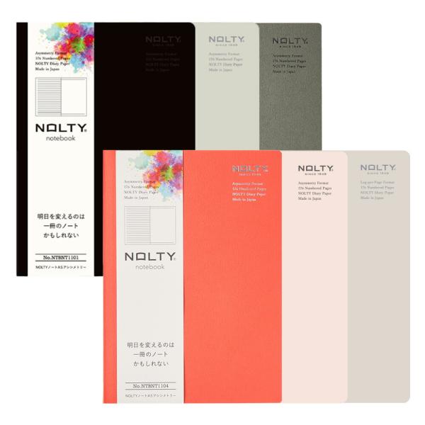基本情報サイズ（mm）210×148×9mm用紙NOLTYダイアリーペーパー　ページ数176ページ（ページ番号入り）製本形式糸綴じ製本