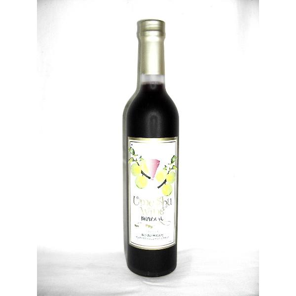 原材料名　梅・糖類・赤ワインアルコール分　8％麻原酒造（埼玉県入間郡）赤ワインベースの梅酒です。地元産の梅を厳選使用、梅酒の風味よりも、やや赤ワインの風味が残った梅酒です。