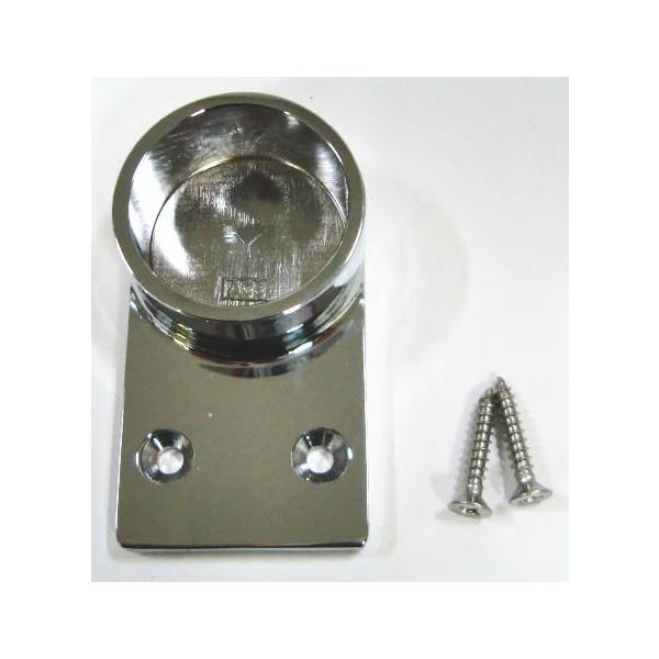 壁面方向へ取り付けられるブラケットです。ハンガーパイプ、手すり用としてオススメ。サービスでお付けするネジは、以下の二種類からお選びいただけます。・太さ3.5ミリ×長さ20ミリ（約16ミリ、ネジが突き抜ける長さ）・太さ3.5ミリ×長さ25ミリ...