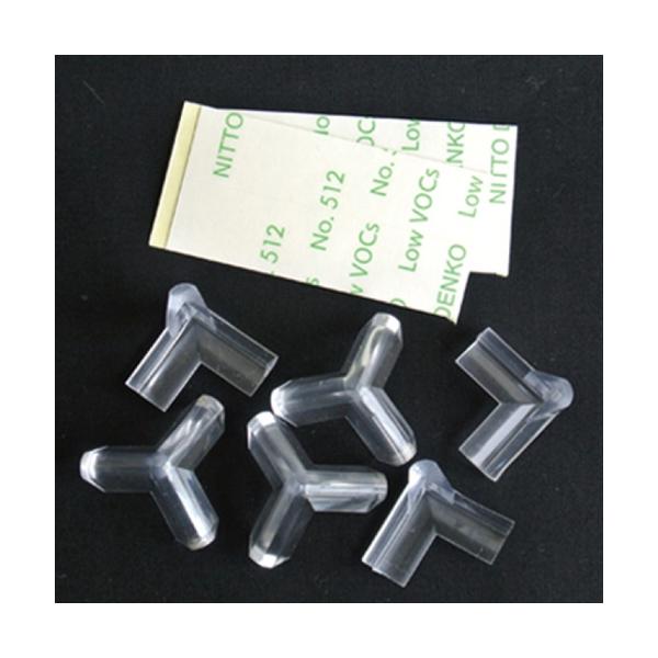 ゴッツン！！！「びえ〜〜〜ん！！」・・・となる前に。机や家具などの角にぶつかった際のけがを最小限におさえるクッション材としてお使い下さい。（万一の事故を防止する安全対策商品です。）付属の接着テープで、簡単取り付け！透明タイプなので、目立ちに...