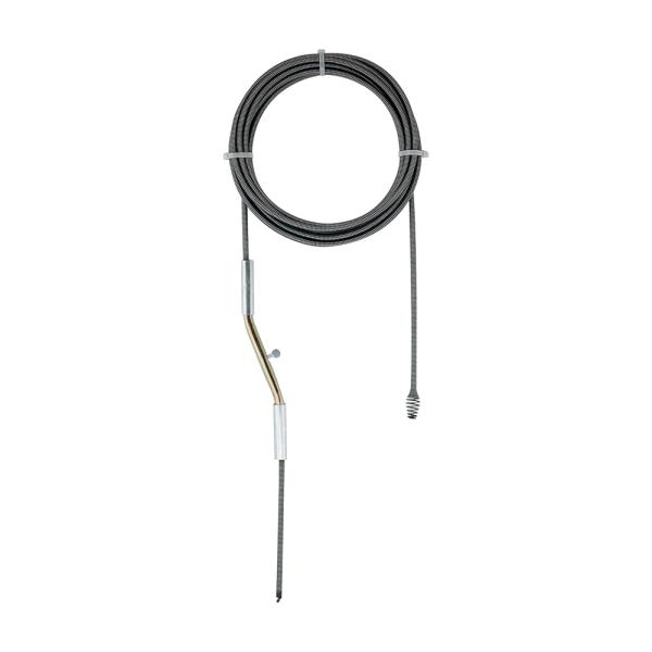 ●ワイヤー径9ミリ 長さ7.5m●回転ハンドル付き●ワイヤー径が太く丈夫なため、長く侵入させた先にも安定的に力を加えることができる排水管清掃工具です。○スプリング径25ミリ無理に突っ込みますと、抜けなくなってしまう可能性がありますので注意し...