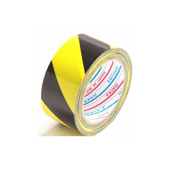 トラ柄（黒・黄）の養生テープ・手切れが良く作業性良好・養生テープ設計なので、原状復帰しやすい・仮止め+安全標示の一人二役・最後の一周まで使える剥離紙管を採用（用途）天井・足元の段差やコーナー等の注意喚起標示　　　　イベント・工事現場等での注...