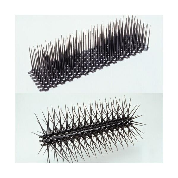 営巣、フン害など、鳥害の起きる場所に設置すれば、柔らかな樹脂製のトゲで、鳥を傷つけることなく追い払うことができます。耐久性抜群です。風の抵抗を最小限にするメッシュ構造です。連結、巻き付け自由自在です。平面に設置できるのはもちろん、パイプ形状...