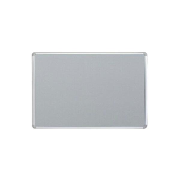 スタイリッシュなシルバーフレーム。ナイロンの表面材で優しさ広がるデザインの２ＷＡＹ掲示板です。プッシュピン、マグネットの２通りの掲示が出来ます。タテ・ヨコどちらでも使用できます。品番 TB-23A板面サイズ W900×H600mm仕様 グレ...