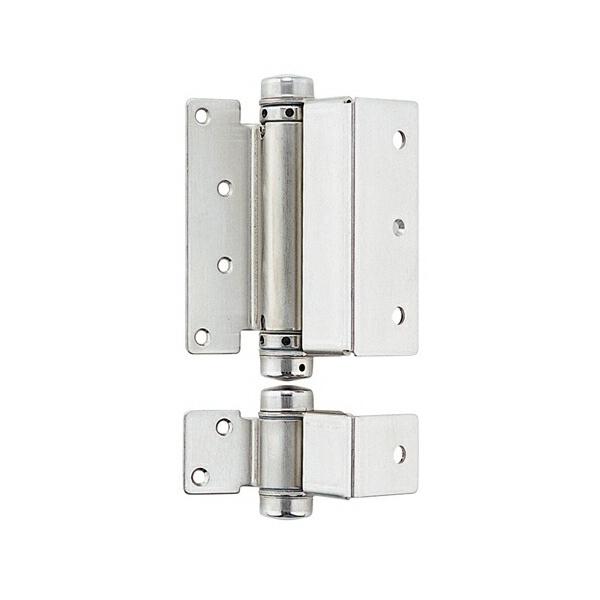 ・トイレの扉にご使用いただけます。・スプリング入りのヒンジにより、自動的に扉を閉めることができます。・止めピンの位置調整により、開放式または自閉式にすることができます。・新機構を採用しており、本体を分解してスプリングを交換する必要がありませ...