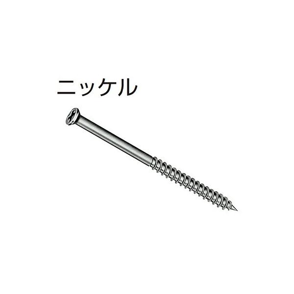 用途・特長 :チーク材・タモ材でも皿もみなしで割れずにねじ込めます。特殊焼入れを施しているので頭トビや十字穴のヘタリ、折れ、曲がりなどがありません。額縁止め用頭径　3.7m/m　ねじ外径 2.0m/mキルド鋼にニッケルメッキ仕上げ、GBメッ...