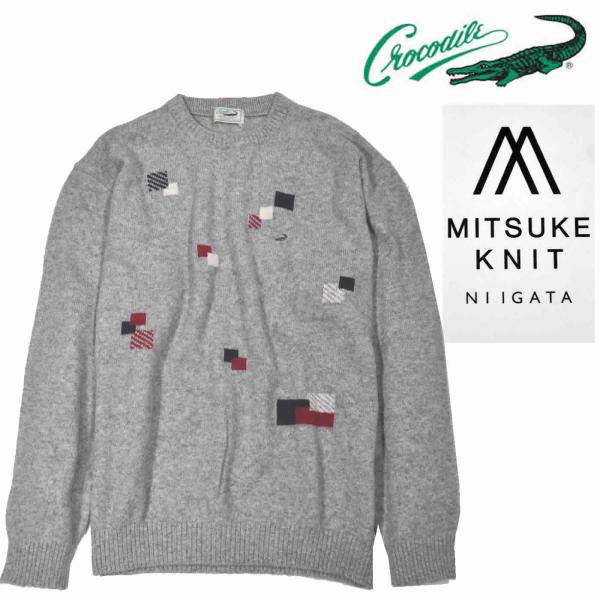 商品内容品名　　 　　[クロコダイル] セーター 長袖 丸首WOOL毛混  MITSUKE KNIT ブロック柄ニットセーター ブランド 　　Crocodile クロコダイル品番 　 　　 1003-28304品質 　　　　本体 毛86％　...