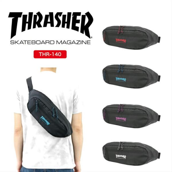 商品詳細■商品名THRASHER スラッシャー ウエストバッグ ウエストポーチ ボディバッグ 斜め掛け ワンショルダー バッグ サブバッグ 2WAY 撥水 軽量 刺繍ロゴ かっこいい おしゃれ 中高生 大学生 メンズ レディース 男女兼用 ...