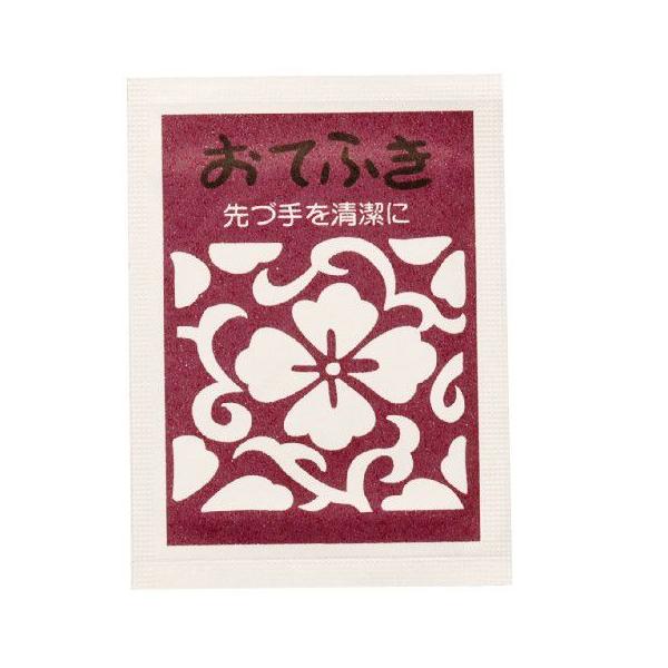 【特長】業務用　御手拭き■お弁当・仕出し等におすすめのおてふきです。■塩化ベンザルコニウム配合。【商品詳細】■商品名：業務用　紙おしぼり　お手拭き　上質　角型つた柄■外寸(縦×横)：75×55mm■入数：500枚