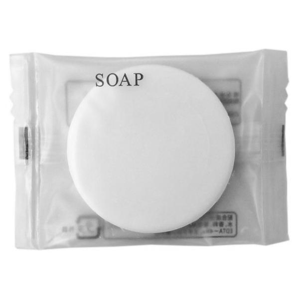 【特長】■業務用のホテルソープです。ホテル・旅館等の、客室用の小型石けん10gです。■業務用アメニティ。化粧石けん・浴用石鹸。【商品詳細】■商品名：業務用　固形石鹸　ホテル用小型石鹸　山陽ソープP　マット袋入■成分：パーム脂肪酸Na、パーム...