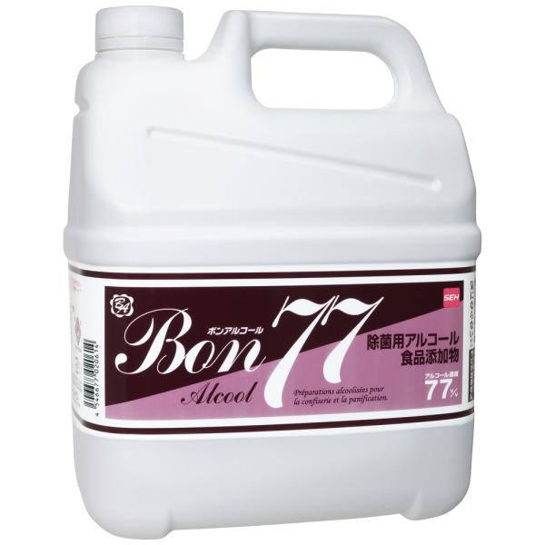 【特長】SEH　業務用　使用後のアルコール残臭を低減！製菓・製パン向けアルコール製剤■独自の食品素材を配合することで、アルコール残臭を低減した、画期的なエタノール製剤です。■アルコール濃度77％は、除菌力を最大限に発揮できる濃度として設定。...