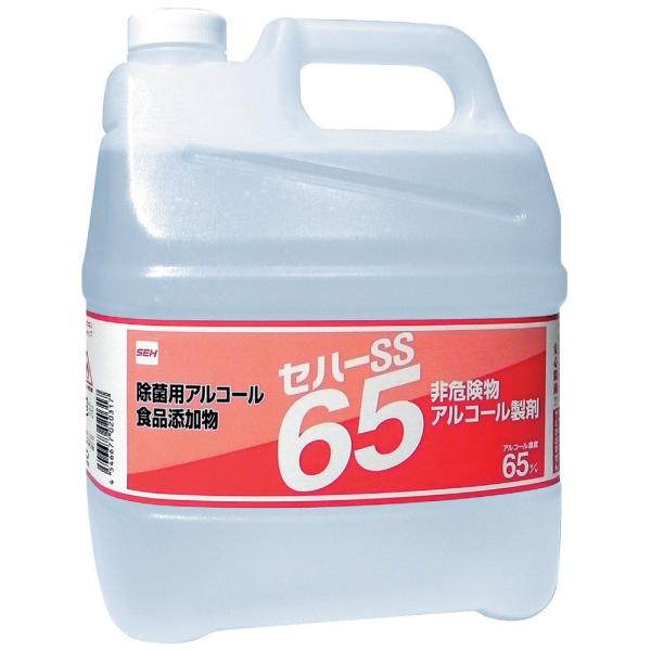 【特長】SEH　業務用　アミノ酸配合！保管が簡単な、濃度65％非危険物アルコール製剤■消防法非危険物該当品(60重量％以下)。■品質保持(除菌・静菌・防カビ)として、惣菜・製菓・製パン等の食品製造時の練り込み・浸漬・噴霧に最適なエタノール製...