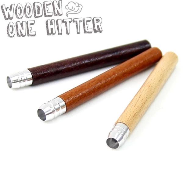 木製 ワンヒッター パイプ ワンショット 喫煙パイプ キセル 煙管 One Hitter シャグ Shag シガー cigar ひと吸い ひとすい 1吸い 一服