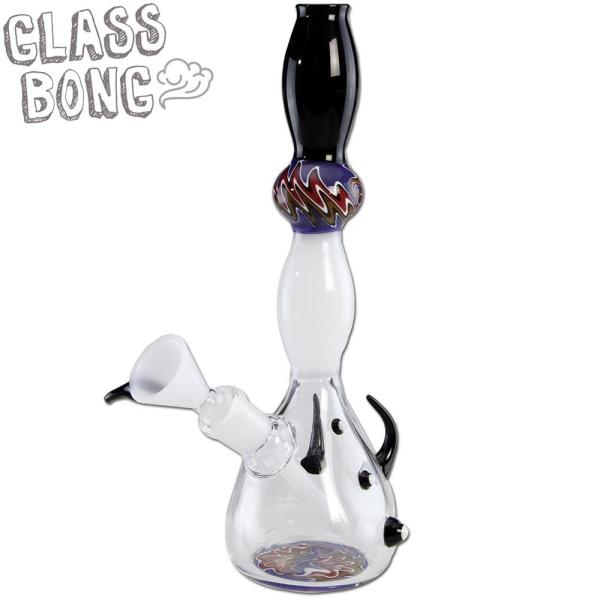 ガラス ボング 水パイプ バブラー ガラスボング ガラスパイプ 喫煙具 水パイプ Glass Bong アクアパイプ キセル 煙管 凡愚
