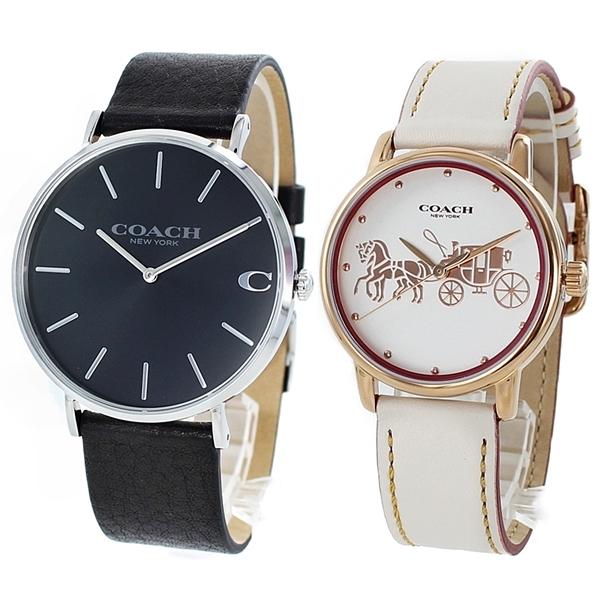 【発売日：2021年01月01日】★ペア腕時計ボックス（リングも収納可能）プレゼント中！★ニューヨーク生まれの世界中で人気のファッションブランドコーチのペアウォッチです。【 CHARLES（チャールズ） ＆　PERRY（ペリー）コレクション...