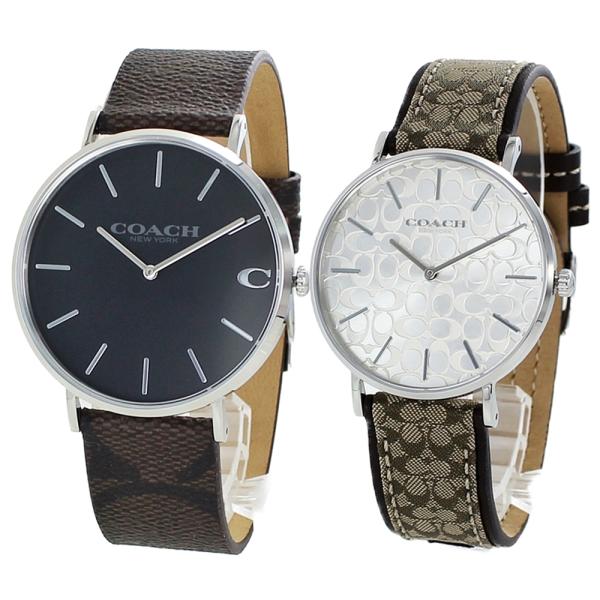 【発売日：2021年09月01日】★1941年にニューヨークで創業された、世界中で人気のファッションブランドCOACH(コーチ)のペアウォッチです。年齢、シーン、流行問わずにお使い頂けるコーチファッションウォッチ。◆メンズは大きすぎず、小さ...