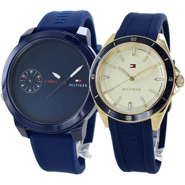 【発売日：2023年05月01日】★★★こちらの商品は、腕時計2本セットのペア商品になります。★★★ペア腕時計ボックス（リングも収納可能）プレゼント中！★世界中の若者達から高い人気を得ているアメリカのカジュアルブランドTOMMY HILFI...