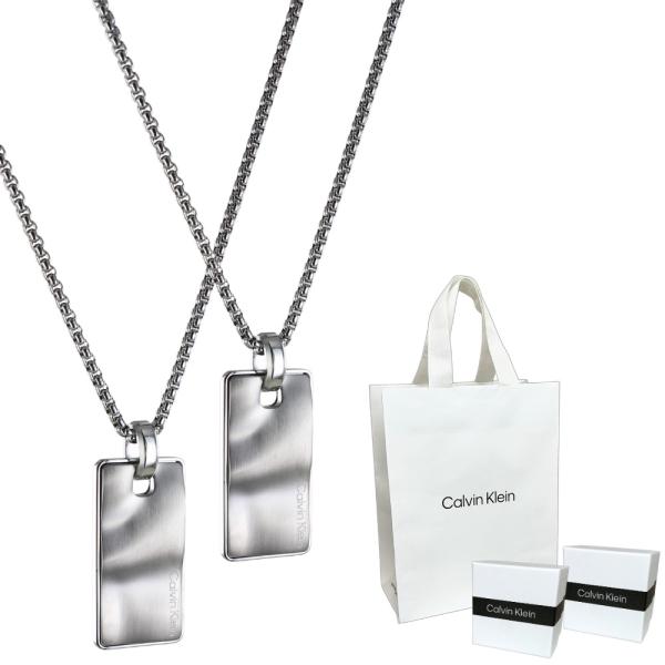 【発売日：2025年03月01日】★★★こちらの商品は、2点セットのペア商品になります★★★※ジェンダーレスデザインのシンプルなお揃いペアセットです。【　Calvin Klein Jewelry Pendant　】恋人だけでなく、ご友人への...
