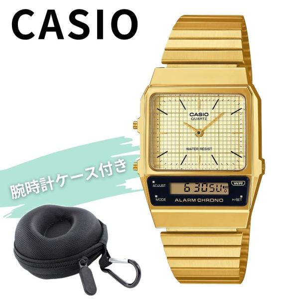 【発売日：2026年04月01日】--関連キーワード--カシオ CASIO チープカシオ チプカシ アナデジ 腕時計 メンズ レディース ユニセックス 薄型 スクエア レトロ ヴィンテージ メタル ゴールド おしゃれ シンプル 海外モデル ...
