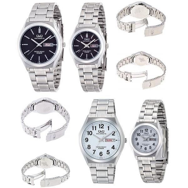 【発売日：2019年12月01日】★シチズン製造のブランド、Q&amp;Q(キューアンドキュー)★★こちらは国内正規です。保障なども安心してお買い求め頂けます！★★電池交換が不要のソーラー時計のペアウォッチです。シンプルでどこか懐かしいレト...