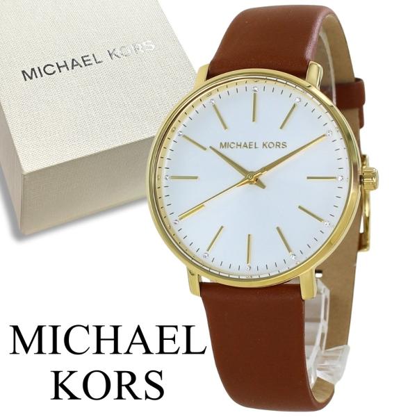 【発売日：2019年06月01日】マイケルコースPYPER(パイパー)コレクション。ユニセックスでもお使いいただける、ミニマルトレンドを巧みに取り入れたシンプルデザインのレザーウォッチです。男性にはビックケースにくらべ小さめな38ミリサイズ...